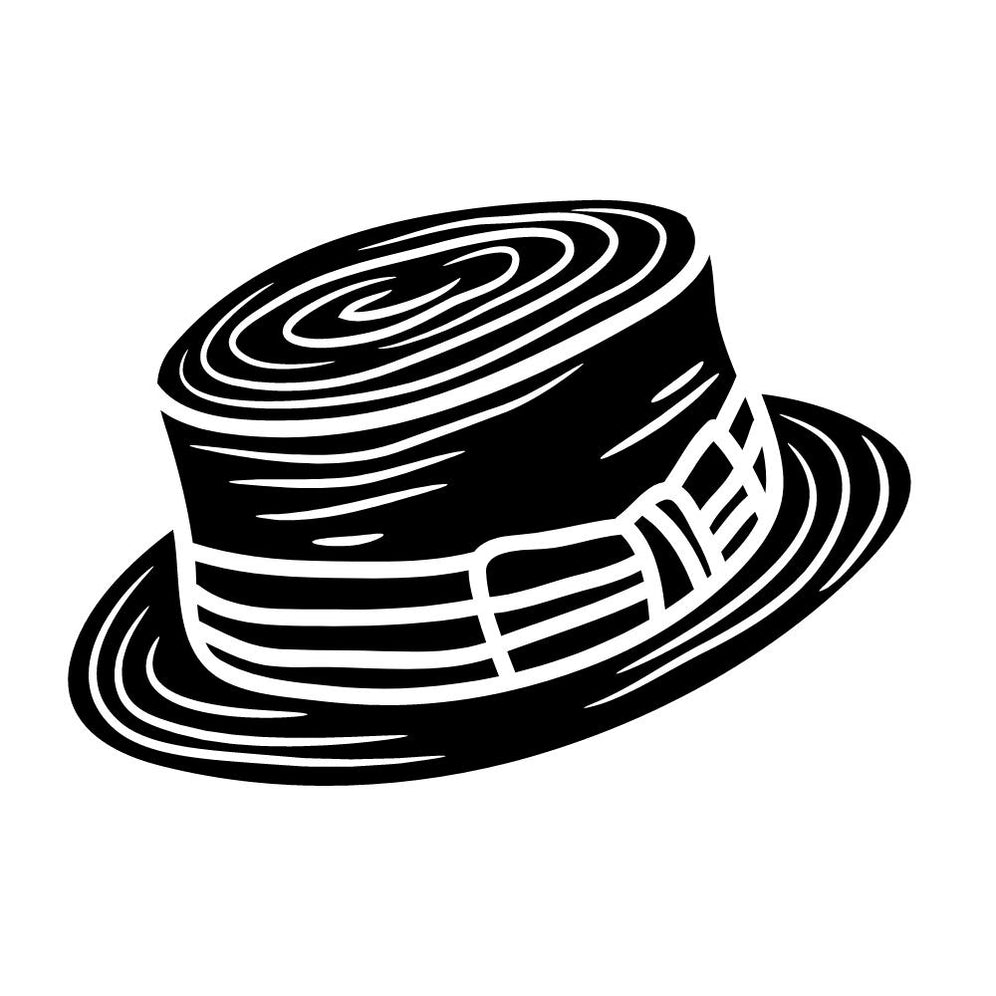 Undertaker Wide Brim Open Crown Hat by Levine Hats — Levine Hat Co.