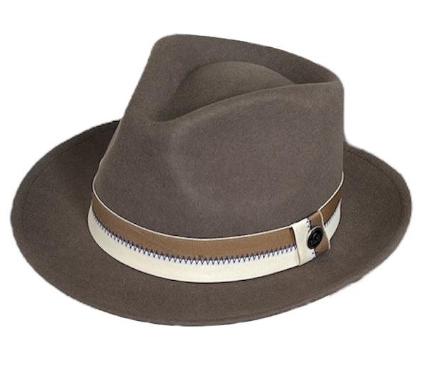 Kai LiteFelt Snap Brim Fedora by Levine – Levine Hat Co.