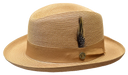 Straw Godfather Hat by Bruno Capelo — Levine Hat Co.