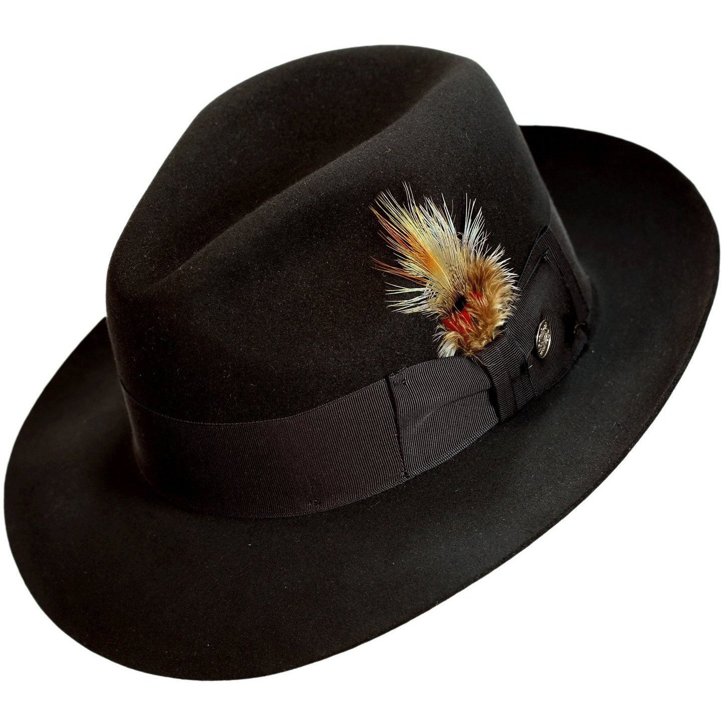 Undertaker Wide Brim Open Crown Hat by Levine Hats — Levine Hat Co.