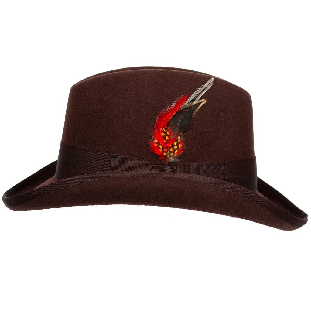 Charles Wool Homburg Godfather by 9th Street Hats – Levine Hat Co.