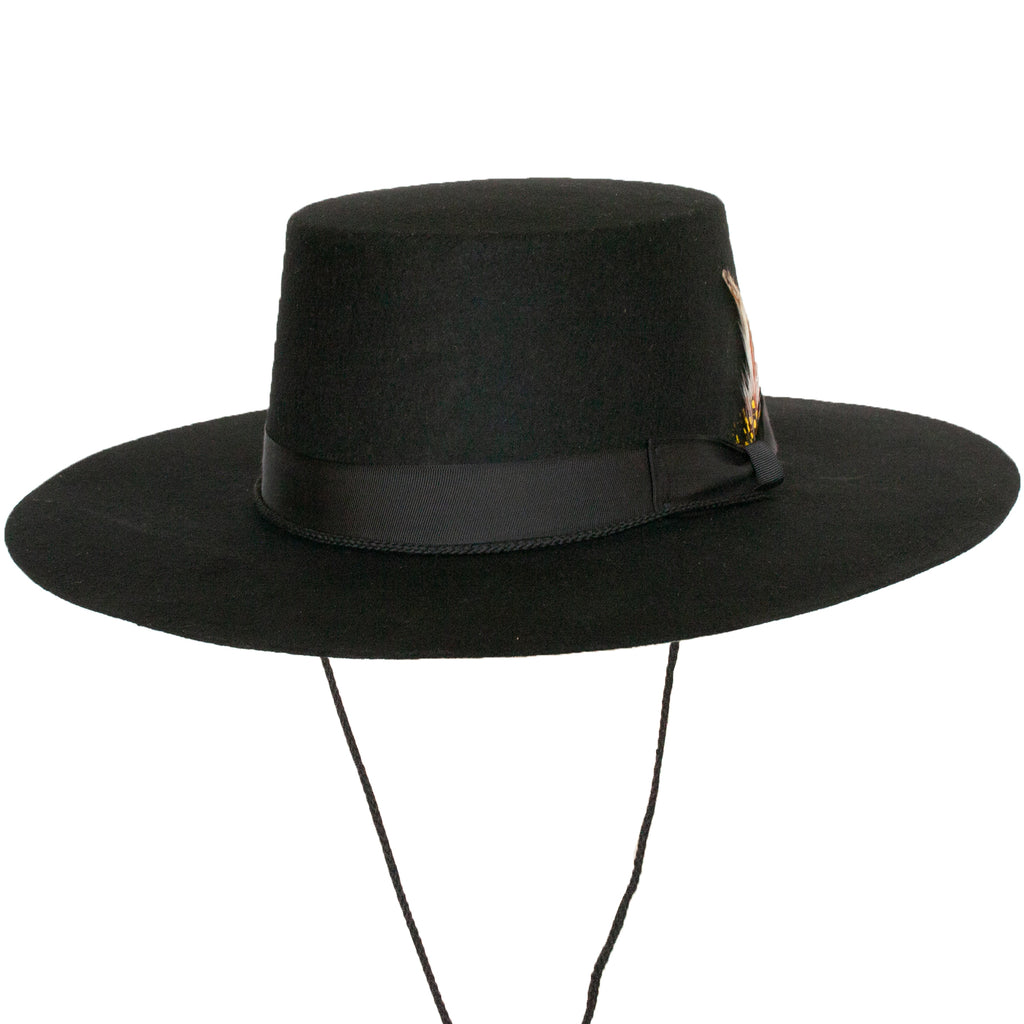 Bolero Wide Brim Flat Crown Hat by Levine Hats – Levine Hat Co.
