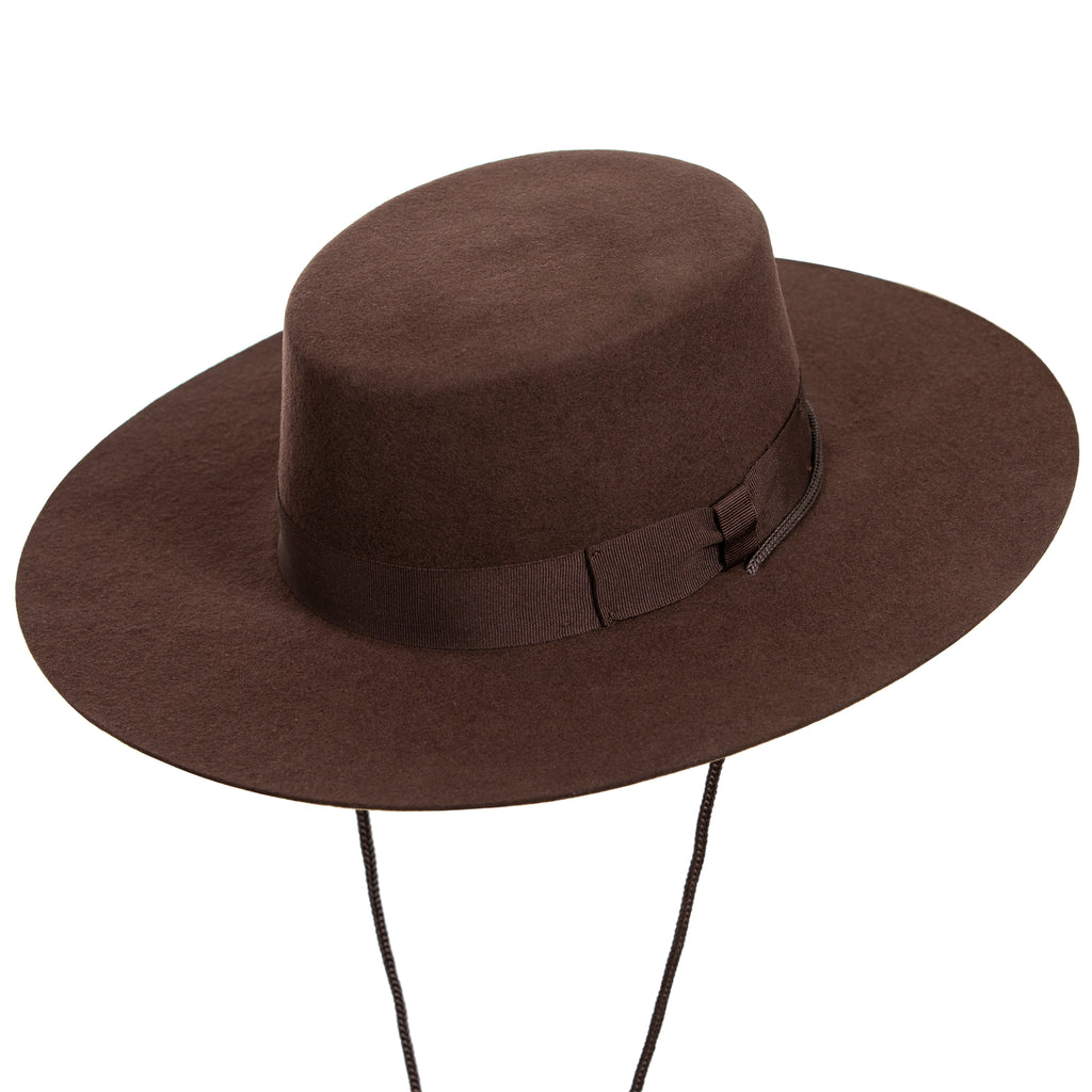 Bolero Wide Brim Flat Crown Hat by Levine Hats – Levine Hat Co.