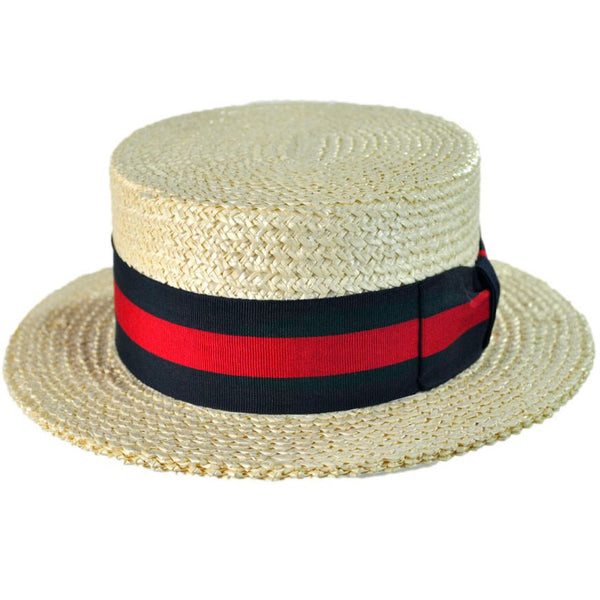 Italian Straw Boater by Capas – Levine Hat Co.
