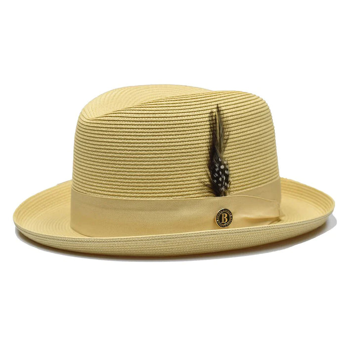 Straw Godfather Hat by Bruno Capelo — Levine Hat Co.