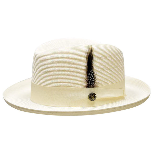 Straw Godfather Hat by Bruno Capelo – Levine Hat Co.