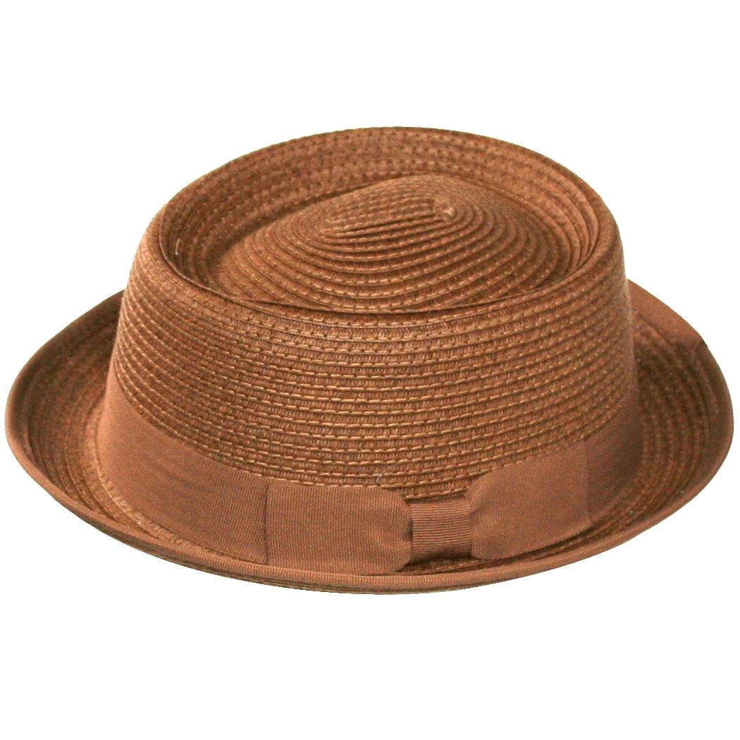 Straw Pork Pie Hat