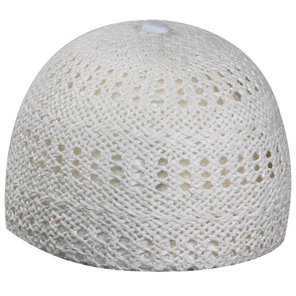 Vented Natural Straw Baseball Cap by Capas – Levine Hat Co.