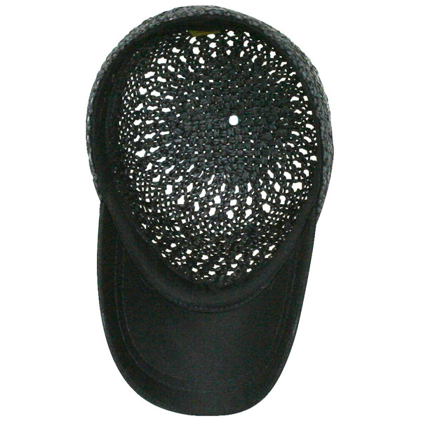 Vented Natural Straw Baseball Cap by Capas – Levine Hat Co.