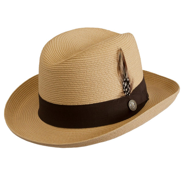 Straw Godfather Hat by Bruno Capelo – Levine Hat Co.