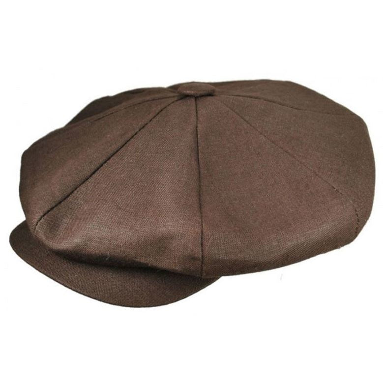 Linen Big Apple Newsboy Cap by Capas – Levine Hat Co.