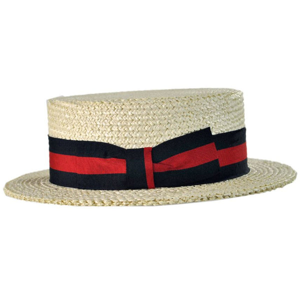 Italian Straw Boater by Capas – Levine Hat Co.