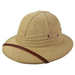 Straw Pith Summer Khaki Safari Helmet by Broner – Levine Hat Co.